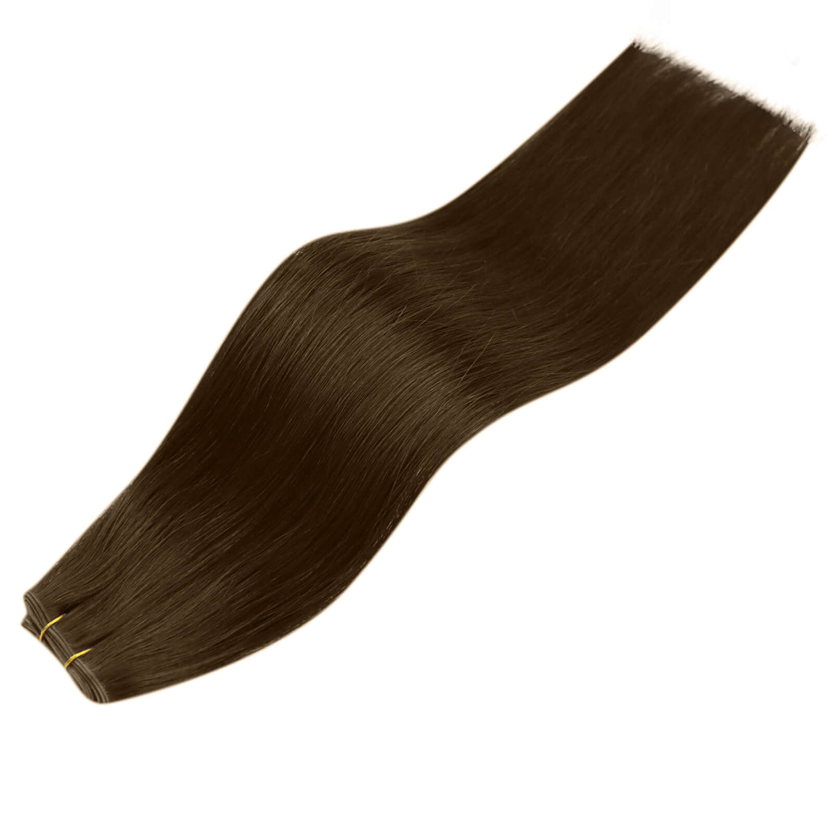 Butterfly Hair Extensions PU Hole Flat Weft Virgin Hair Sew In Hair ...